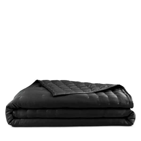 Donna Karan New York Hammered Silk And Cotton Quilt, King