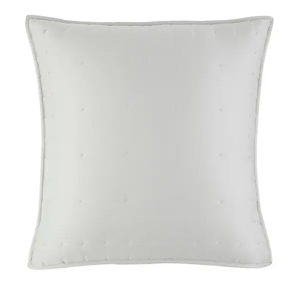 Donna Karan New York Hammered Silk Euro Sham - Platinum