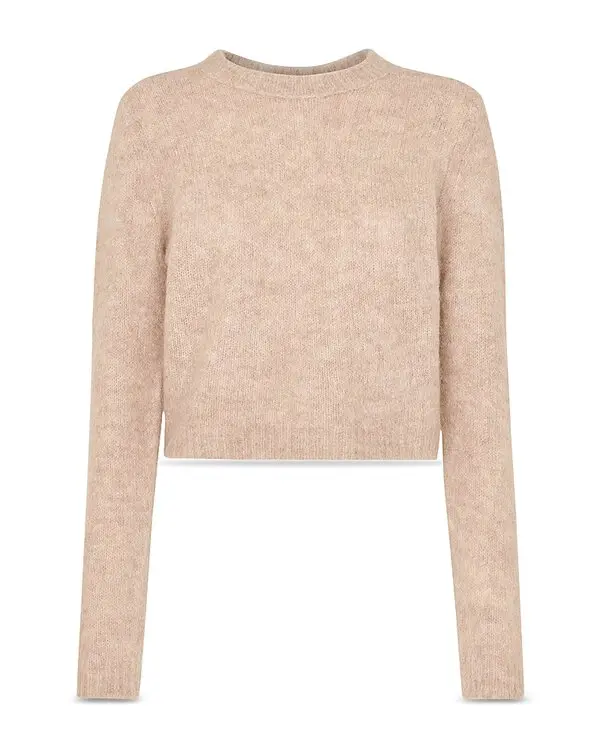 Whistles Dorrie Fluffy Knit Sweater - Neutral
