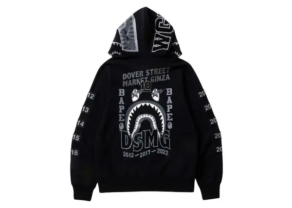 A Bathing Ape X Dover Street Market Ginza 10th Anniversary Hoodie