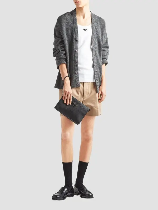 Prada Saffiano Leather Pouch