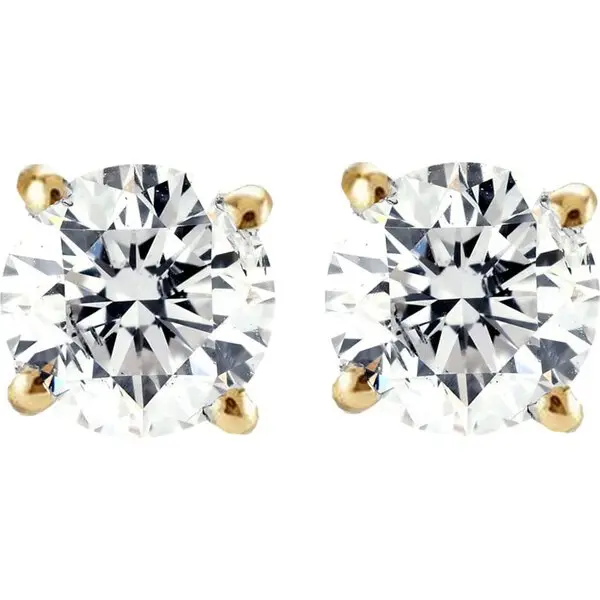 BLISS DIAMOND 2 1/4 Ct T.w. Lab Grown Diamond 14k Gold Stud Earrings - 14k Yellow Gold