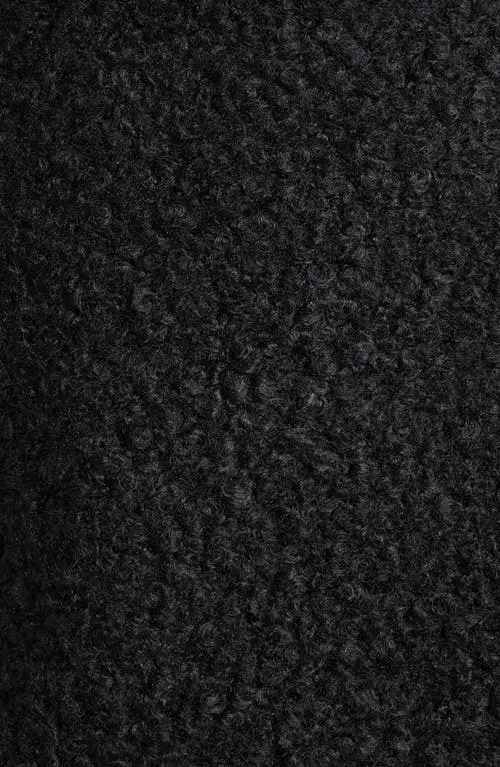 Emporio Armani Asymmetric Bouclé Coat