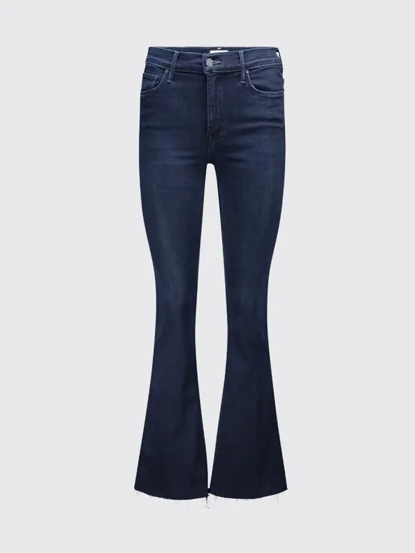 MOTHER Flared Jeans With Raw Edge Hem