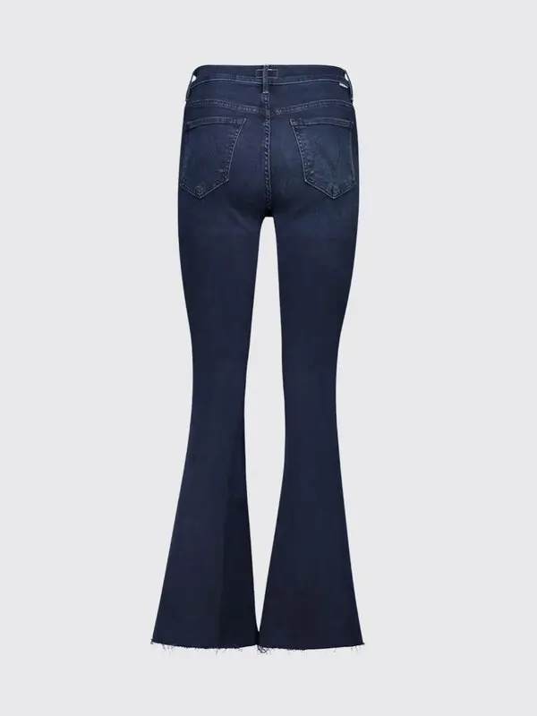 MOTHER Flared Jeans With Raw Edge Hem