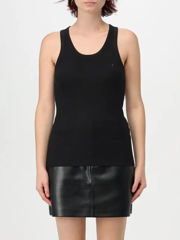 Coperni Ribbed Tank Top - Black