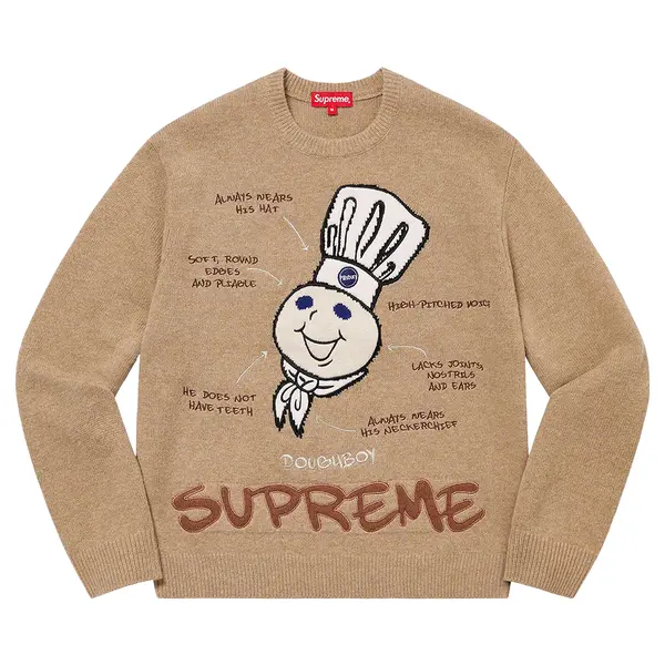 Supreme Doughboy Sweater - Tan