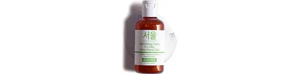 SEOUL CEUTICALS Korean Skin Care Exfoliating Toner For Acne Prone Skin K Beauty Skincare - No Color