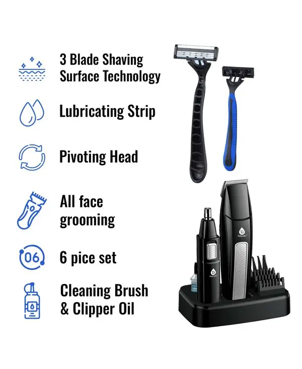 PURSONIC Mario Lopez Ultimate Grooming Set – 10-piece Hair