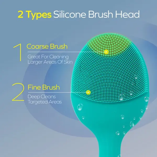 Perry Ellis Sonic Facial Cleansing Massager - Teal