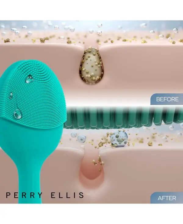 Perry Ellis Sonic Facial Cleansing Massager - Teal
