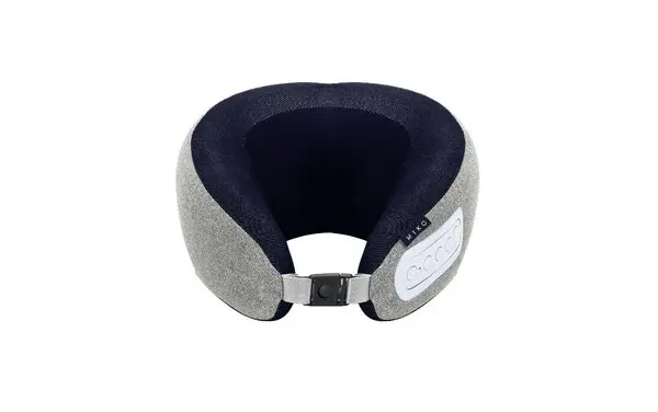 MIKO Snug Neck Massage Pillow With Memory Foam & Heat - Grey