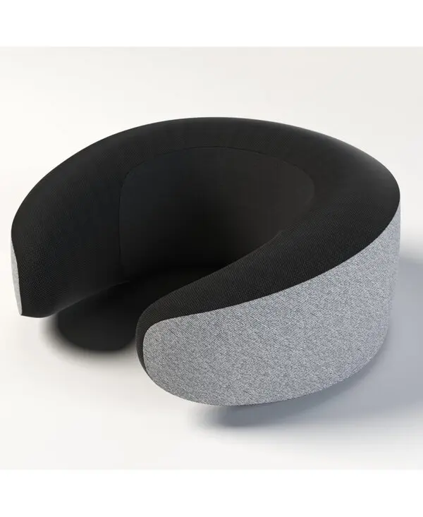 MIKO Snug Neck Massage Pillow With Memory Foam & Heat - Grey