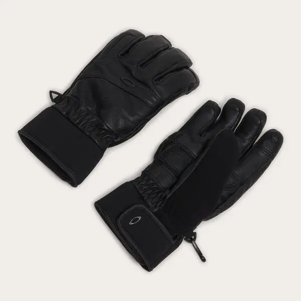 Oakley Peak Leather Gloves - Black