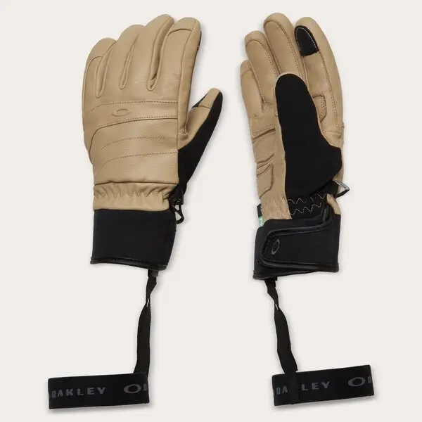Oakley Peak Leather Gloves - Pebble