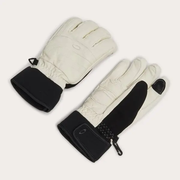 Oakley Peak Leather Gloves - White