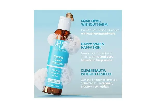 SEOUL CEUTICALS Korean Skin Care Face Wash For Acne Prone Skin Miracle Clear Face Cleanser K Beauty Skincare