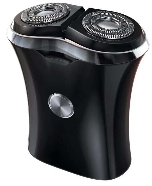 Perry Ellis Cordless Dual-foil Travel Shaver - Black