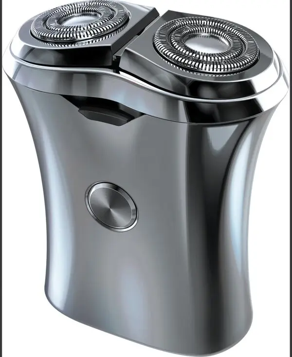 Perry Ellis Cordless Dual-foil Travel Shaver - Silver