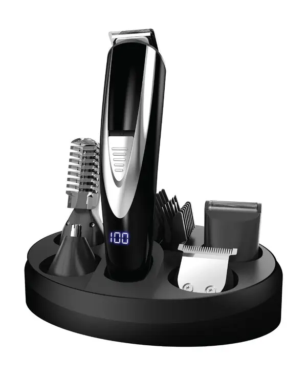 Perry Ellis 16pc Grooming Set - Black,silver