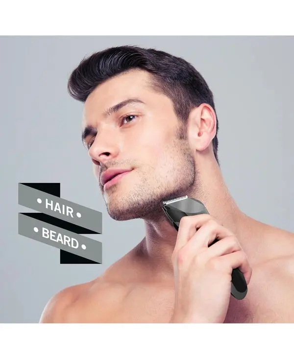 Perry Ellis Cordless Hair &amp; Beard Trimmer With Precision Trimming Dial