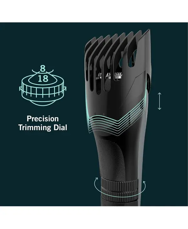 Perry Ellis Cordless Hair &amp; Beard Trimmer With Precision Trimming Dial