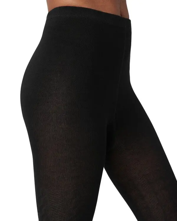 Hue Cable Sweater Tights - Black