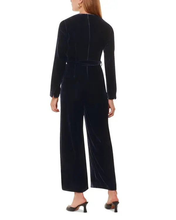 Whistles Elora Velvet Jumpsuit