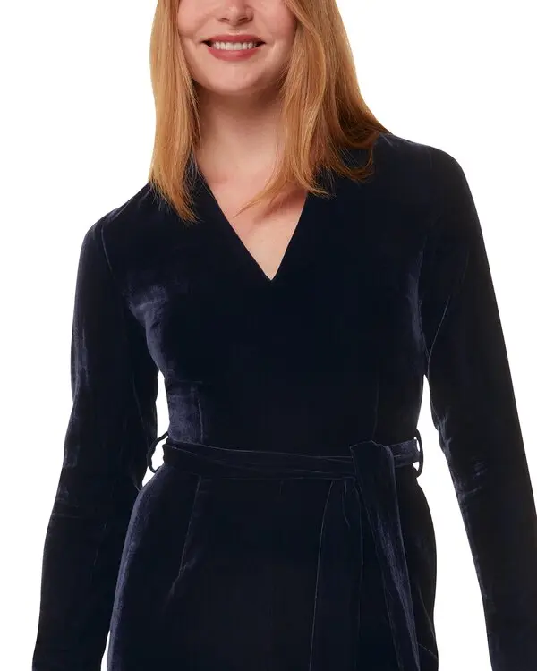 Whistles Elora Velvet Jumpsuit