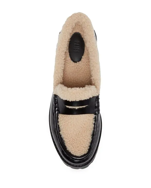Paige Ellis Shearling Loafers