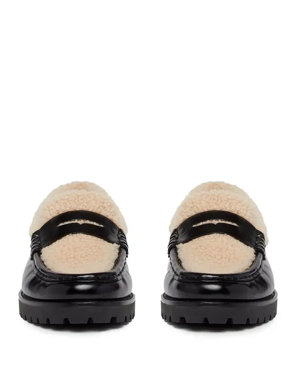 Paige Ellis Shearling Loafers