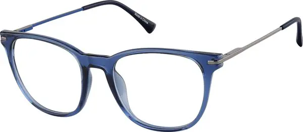 Zenni Square Eyeglasses - Blue