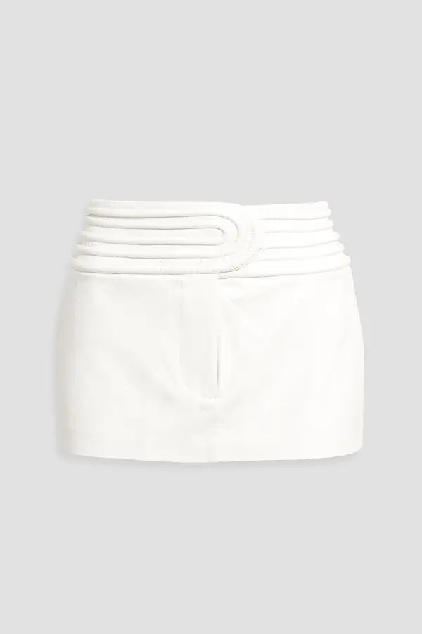 SIMONMILLER Dahl Mini Skirt - White