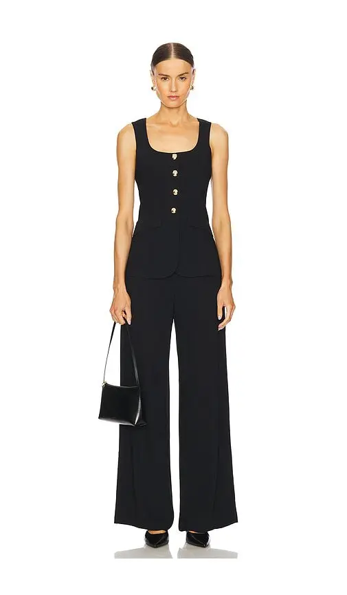 Amanda Uprichard Kya Jumpsuit - Black