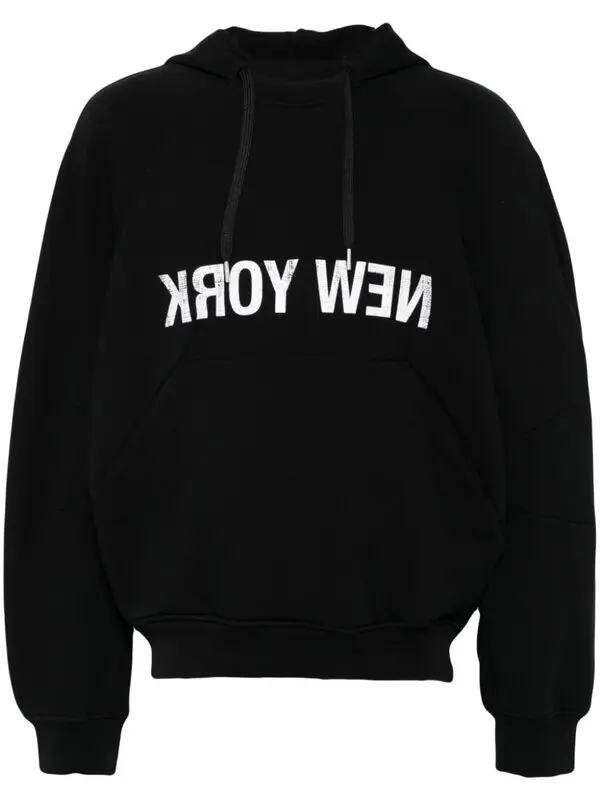 Helmut Lang Logo-print Cotton Hoodie