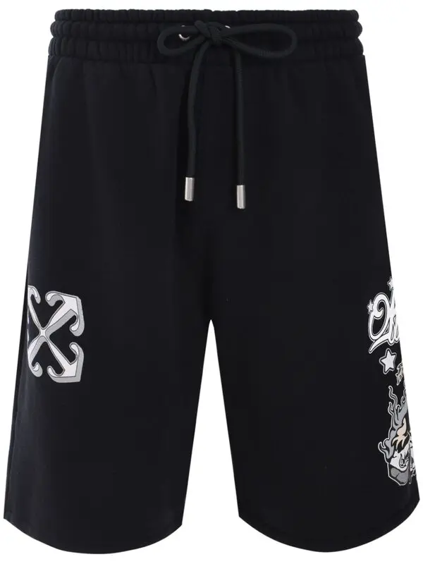 Off-White Dragon Printed Shorts