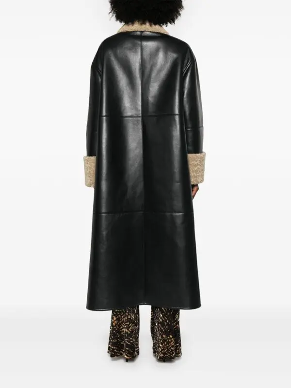 Nanushka Faux Leather Coat