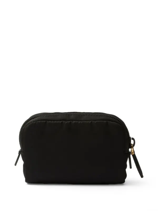 Prada Triangle Logo Makeup Bag