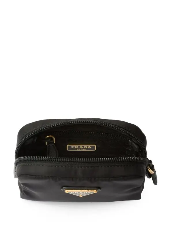 Prada Triangle Logo Makeup Bag
