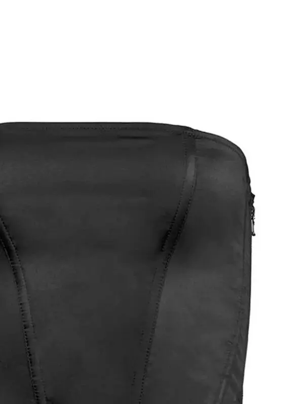 FLEUR DU MAL Silk Corset Top - Black