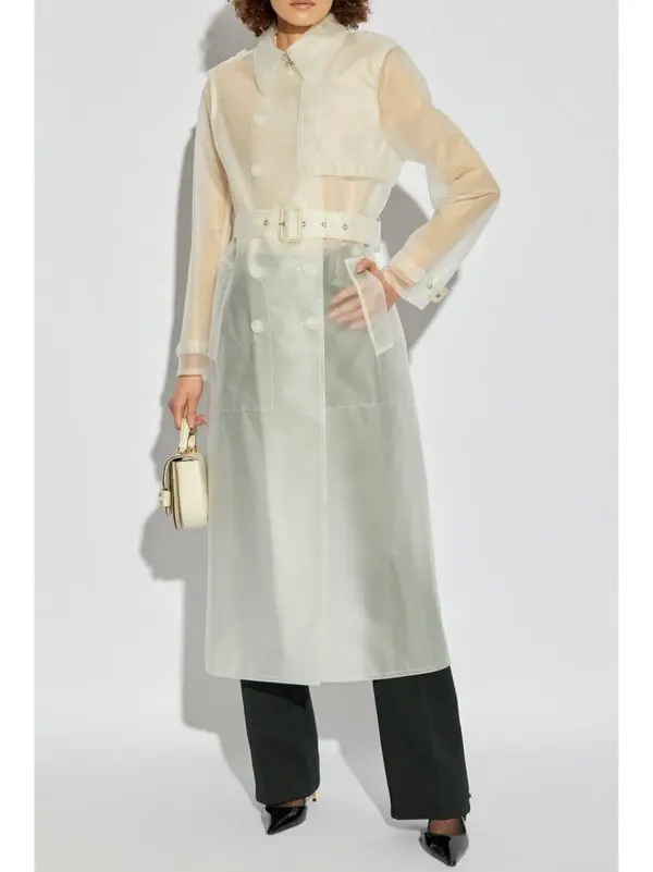 TOM FORD Transparent Belted Trench Coat