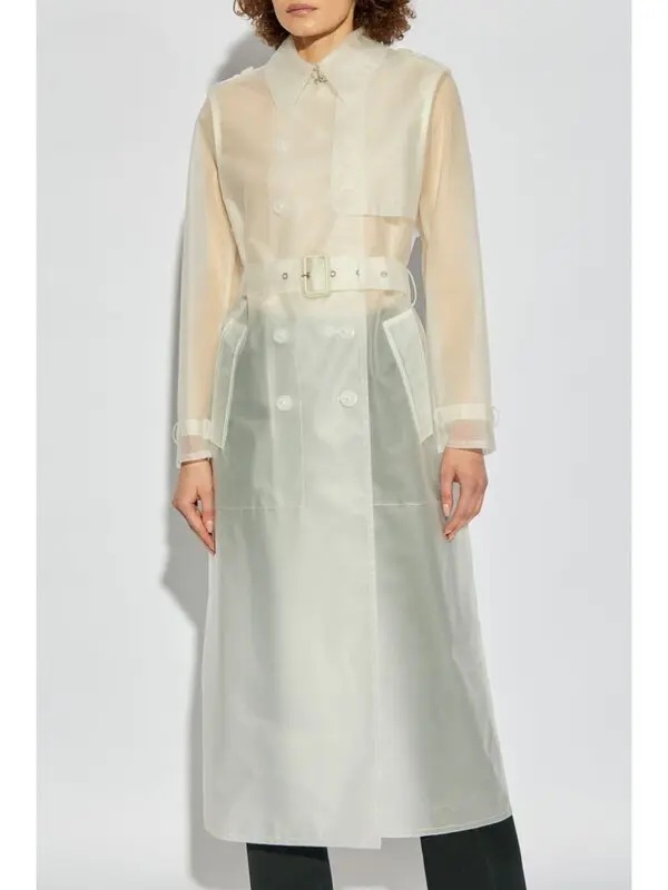TOM FORD Transparent Belted Trench Coat