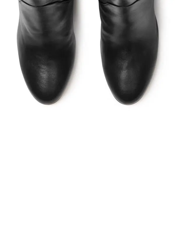 SCAROSSO 100mm Jessy Boots - Black