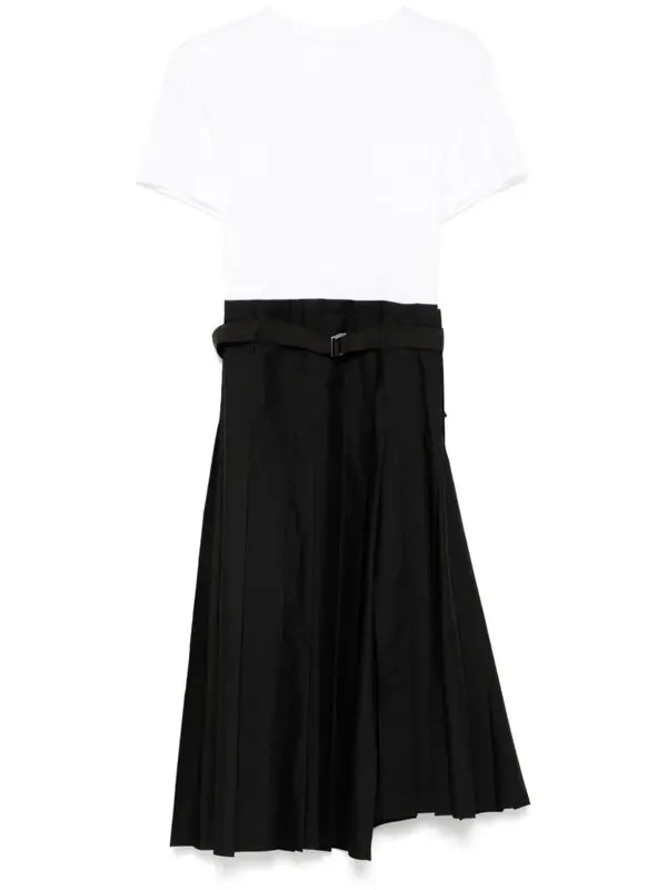 Sacai Pleat Detailing Dress