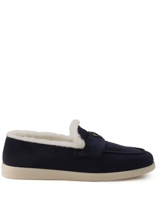 Prada Suede Loafers - Blue