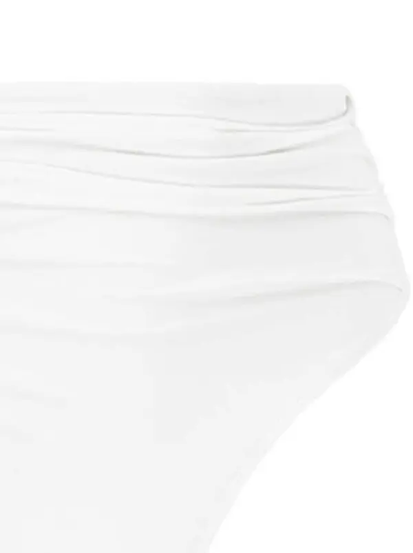 Jacquemus Le Drapeado Bikini Bottom - White