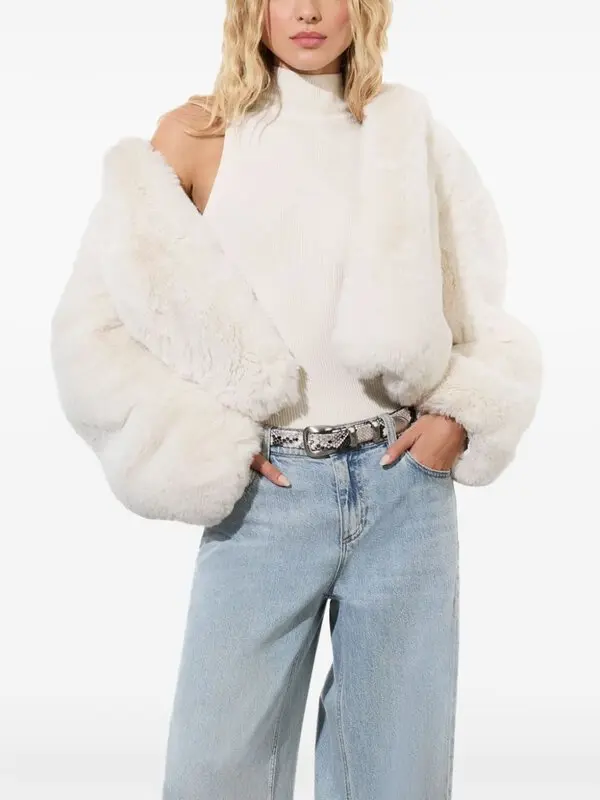 Alice + Olivia Rowe Faux-fur Jacket