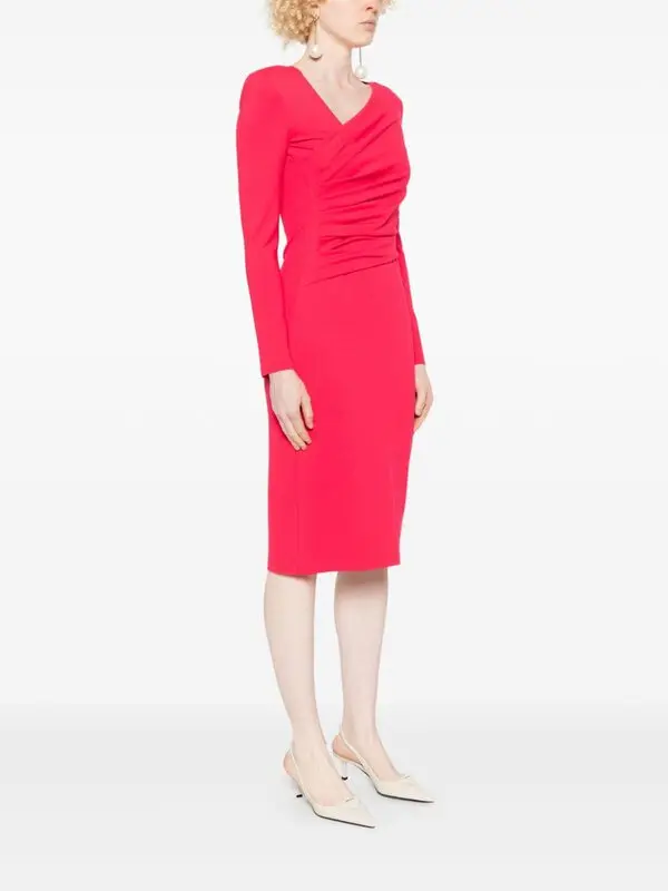 Emporio Armani Pleated Mini Dress