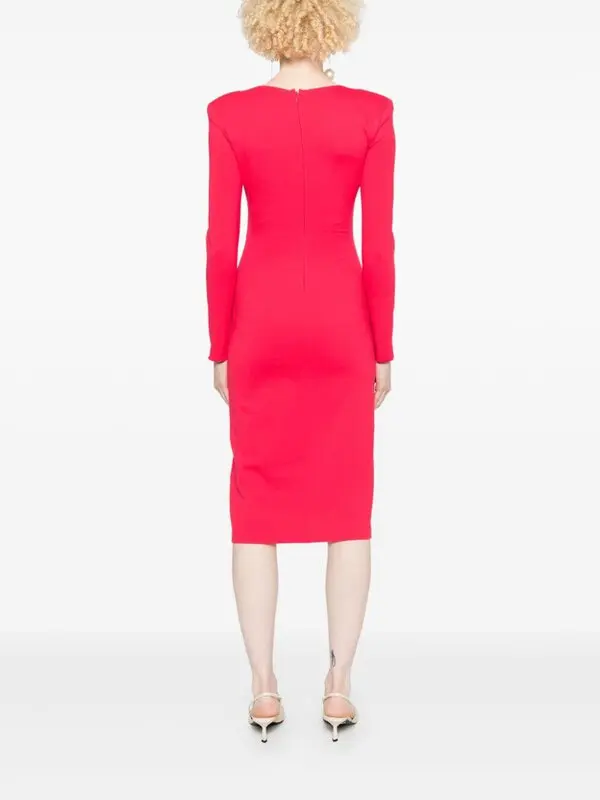 Emporio Armani Pleated Mini Dress