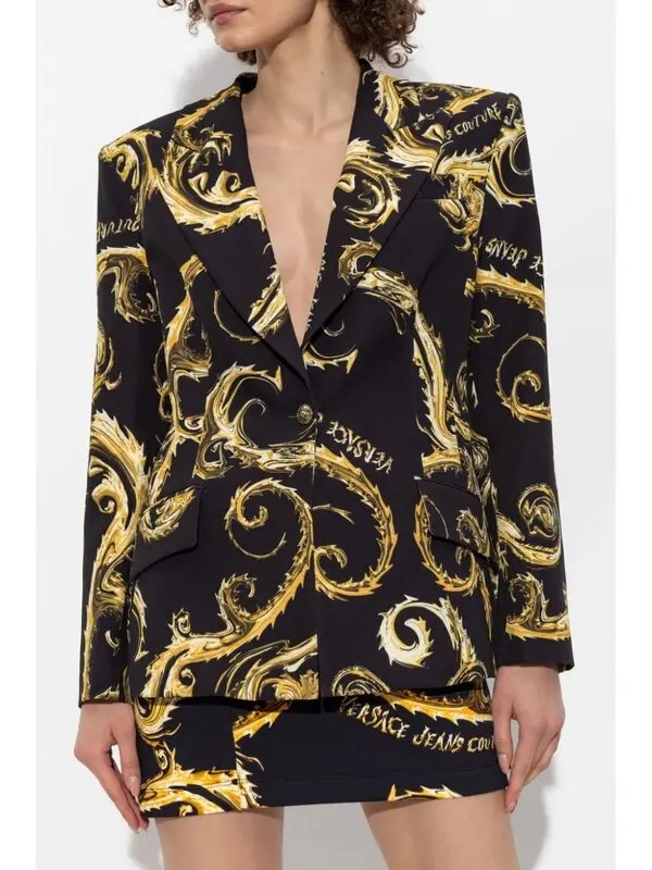 Versace Barocco-print Blazer